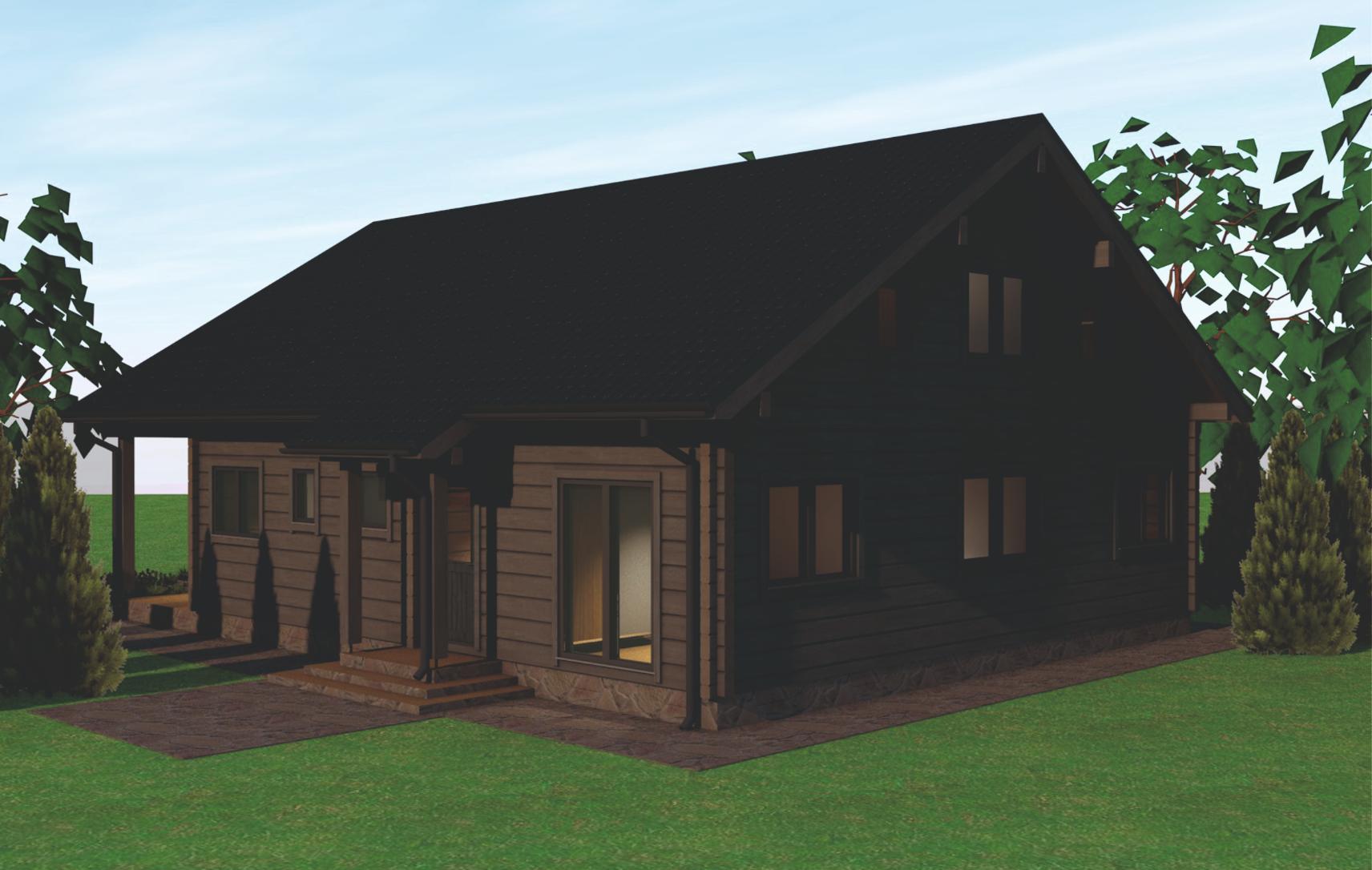 Drvena kuća SIRIUS 160 | Honka brvnare